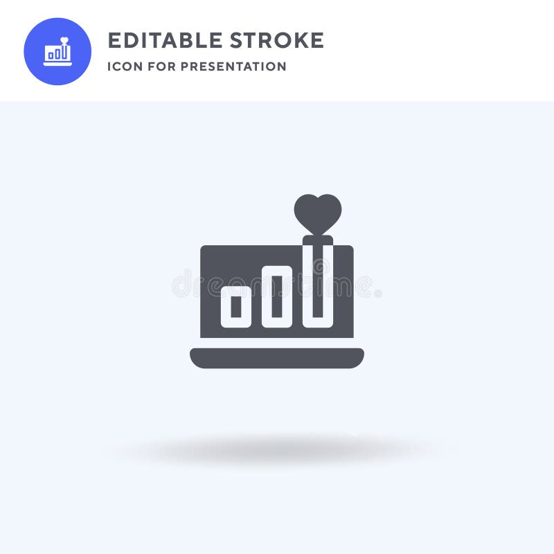 Statistics Icon Vector, Filled Flat Sign, Solid Pictogram Isolated on ...
