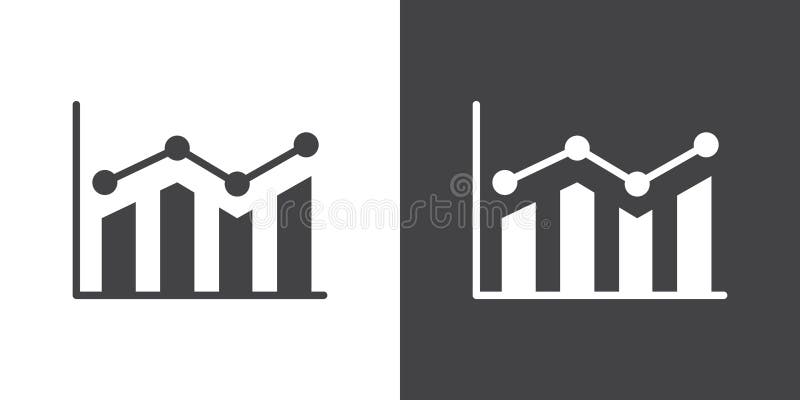 Statistics Icon Thin Line Illustration Set Stock Vector - Illustration ...