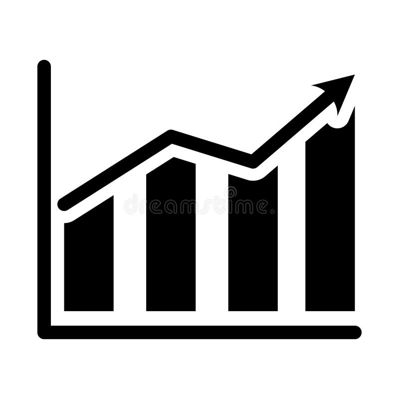 Statistics Icon Vector Template Illustration Design Stock Illustration ...