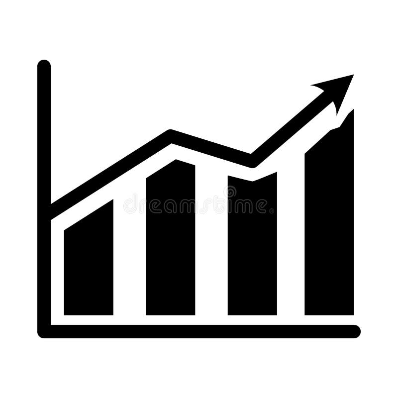 Statistics Icon Vector Template Illustration Design Stock Vector ...