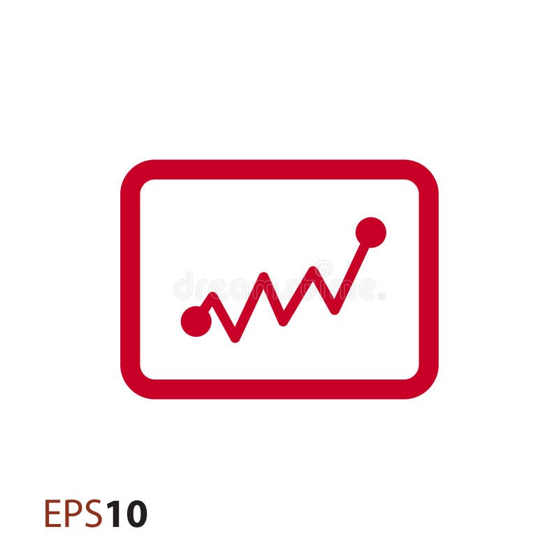 Statistics Icon for Web and Mobile Stock Illustration - Illustration of ...