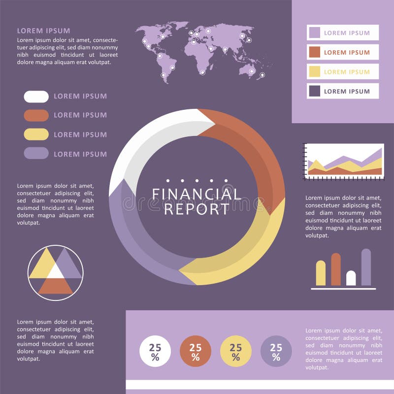 Statistics Infographic Arrows Template Stock Illustration ...