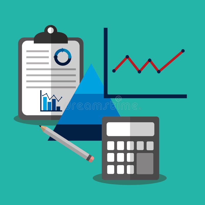 Statistics and Infographic Design Stock Illustration - Illustration of ...