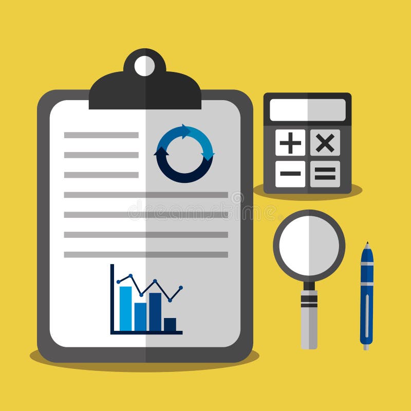 Statistics and Infographic Design Stock Illustration - Illustration of ...