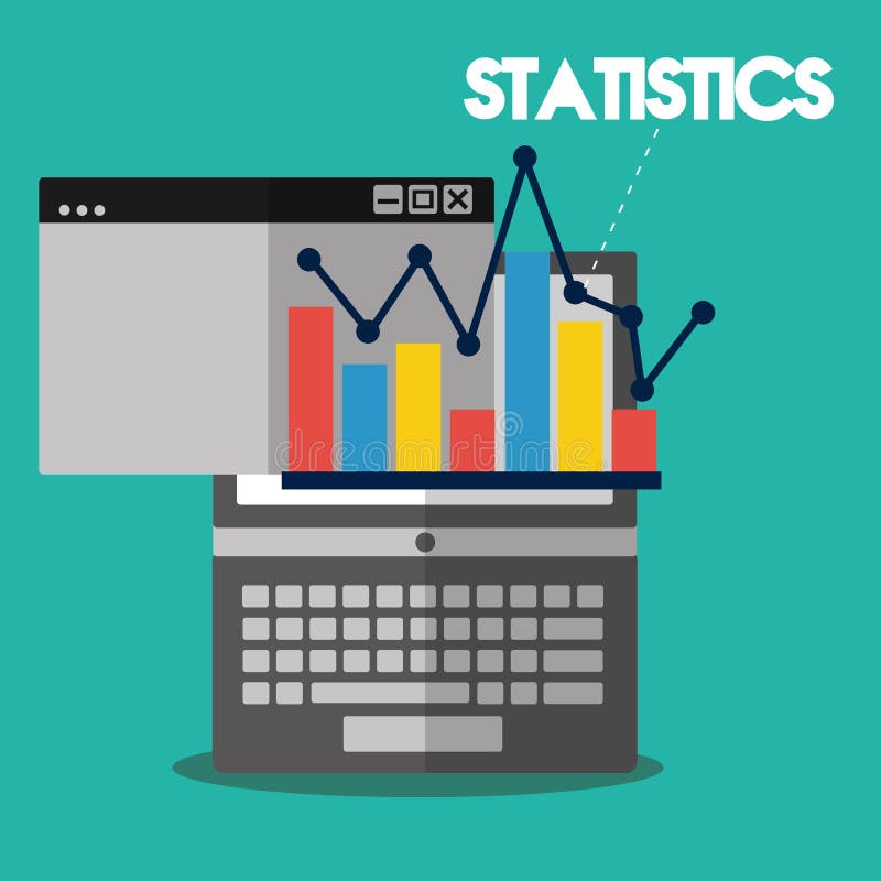 Statistics and Infographic Design Stock Illustration - Illustration of ...