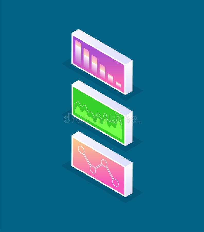 Statistics Information in Visual Representation Stock Vector ...