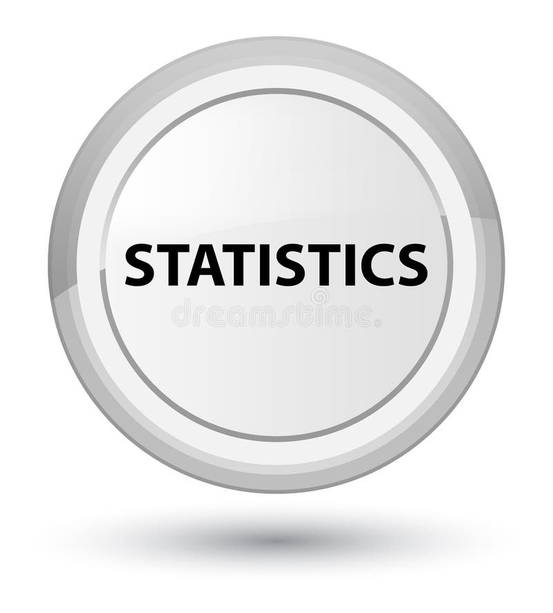 Statistics Prime White Round Button Stock Illustrations – 16 Statistics ...