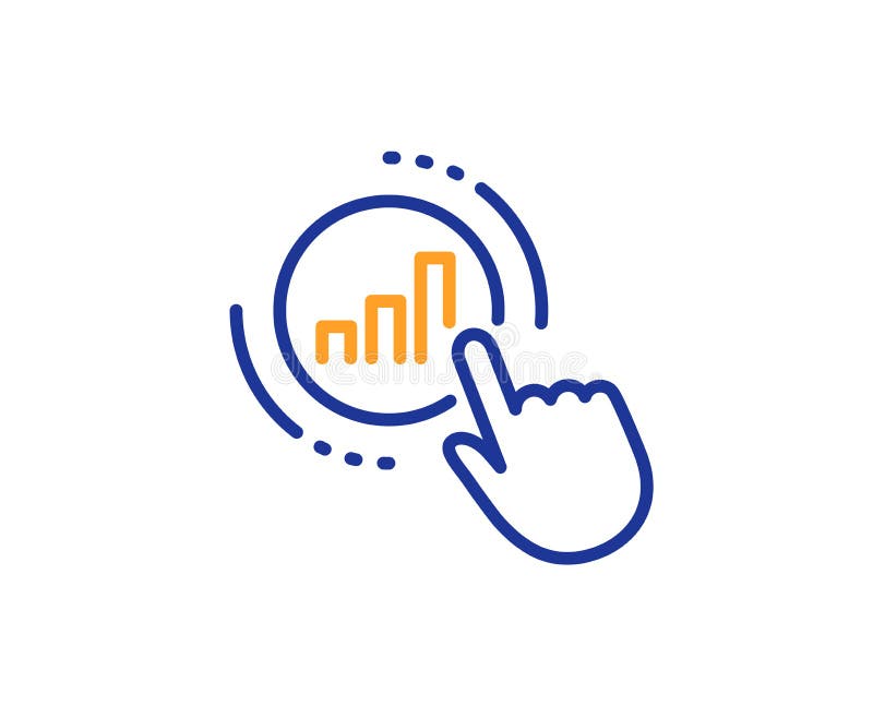 Statistics Line Icon. Column Graph Chart Sign. Vector Stock Vector ... Statistics Line Icon. Column Graph Chart Sign. Vector Stock Vector ...