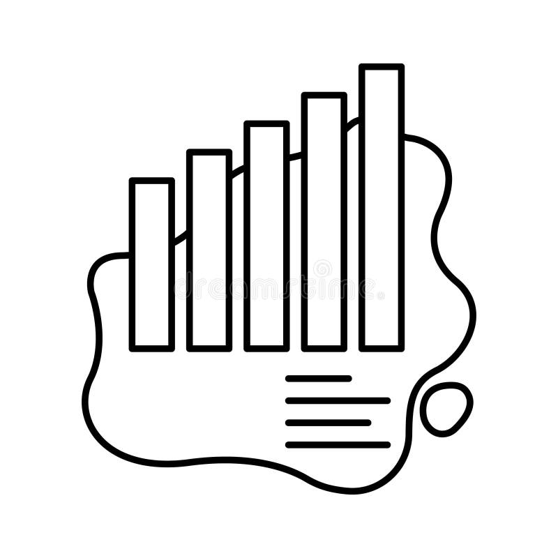 Statistics Line Vector Icon Which Can Easily Modify or Edit Stock ...