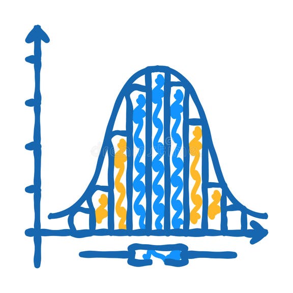 Statistics Math Science Education Icon Doodle Illustration Stock Vector ...