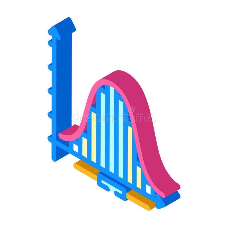 Statistics Math Science Education Isometric Icon Vector Illustration ...