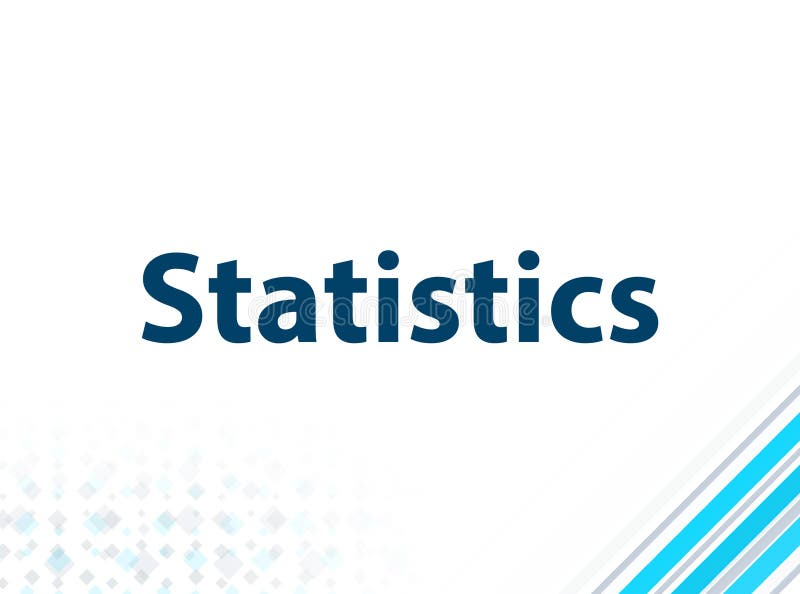 Statistics Modern Flat Design Blue Abstract Background Stock ...