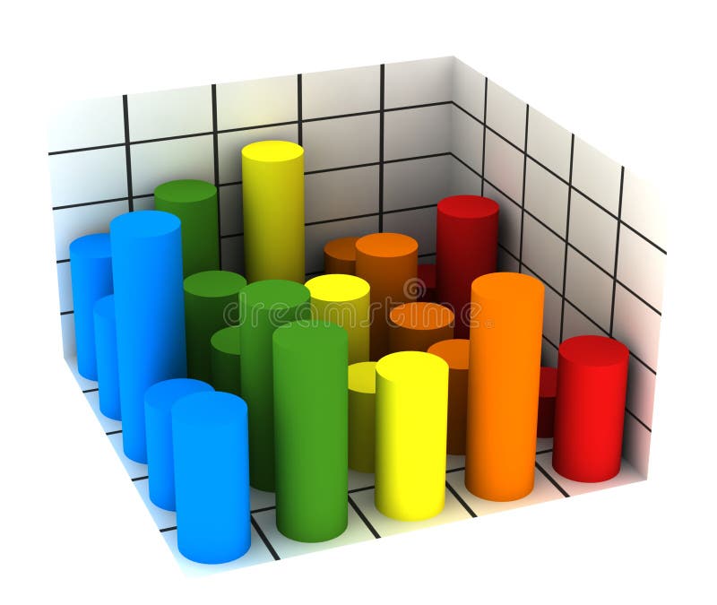 Statistics - Multicolor Diagram Stock Illustration - Illustration of ...