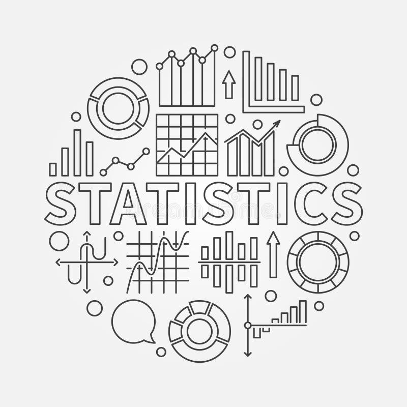 Statistics Illustration Concept Stock Vector - Illustration of graph ...