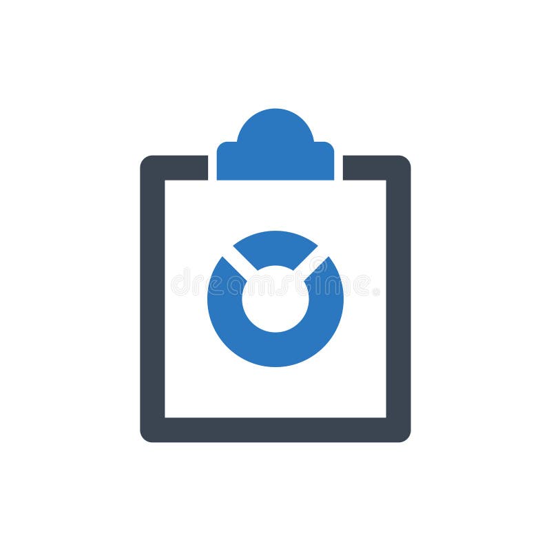 Statistics report icon stock vector. Illustration of symbol - 174679375