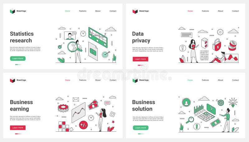 Statistics Research of Business Decisions, Earnings, Data Privacy Set ...