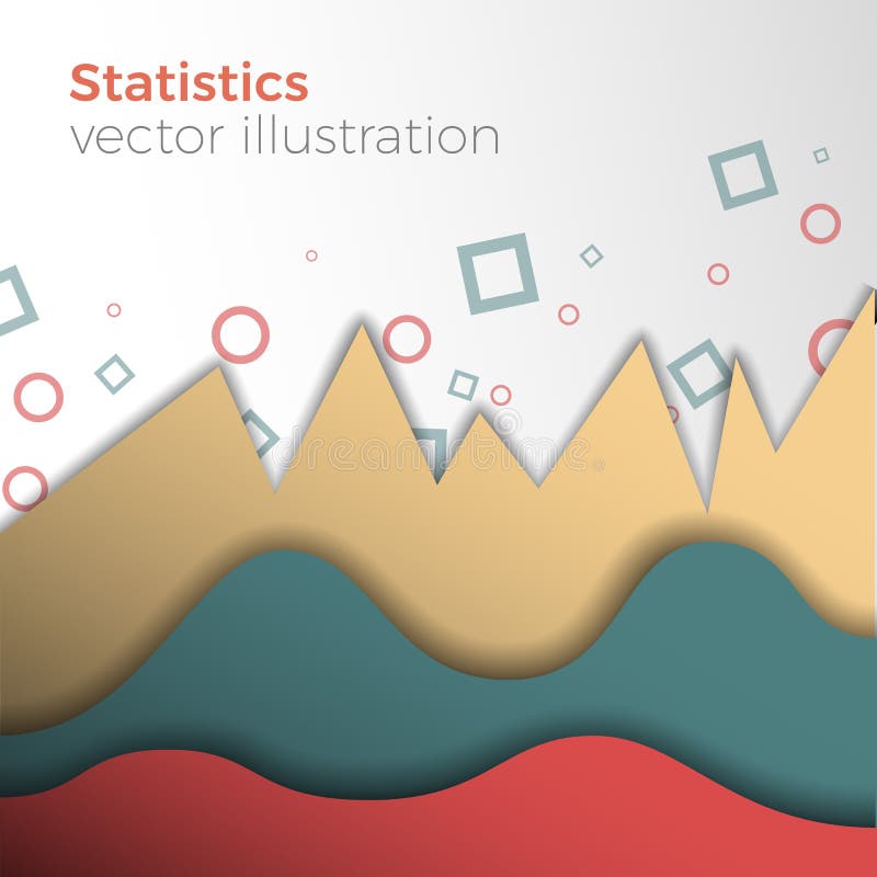 Statistics vector concept stock vector. Illustration of chart - 88943855