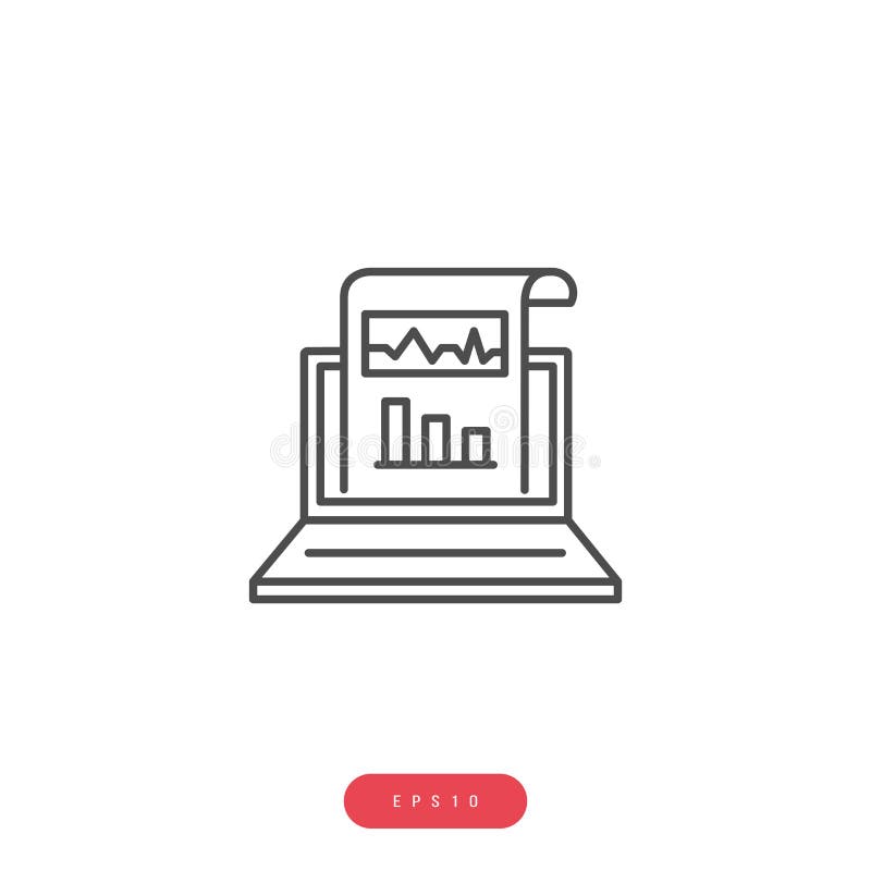 Statistics Vector Icon Business Management Related Vector Line Icon ...