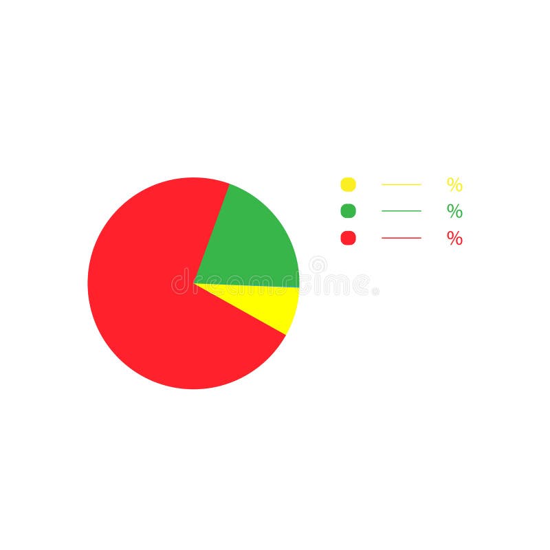 Circle Statistics Vector Icon Stock Illustration - Illustration of ...