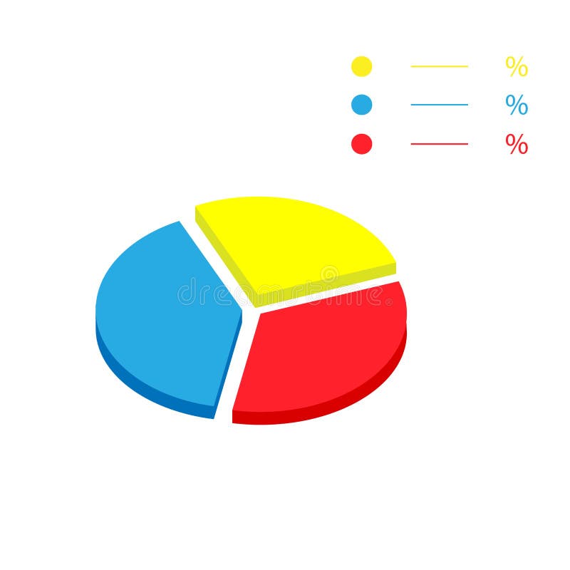 Circle Statistics Vector Icon Stock Illustration - Illustration of ...