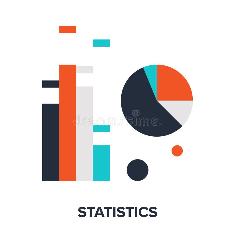Statistics Vector Illustration Concept Stock Vector - Illustration of ...
