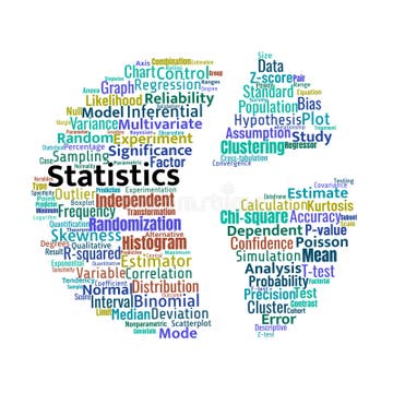 Statistics Word Cloud stock illustration. Illustration of cloud - 350209551