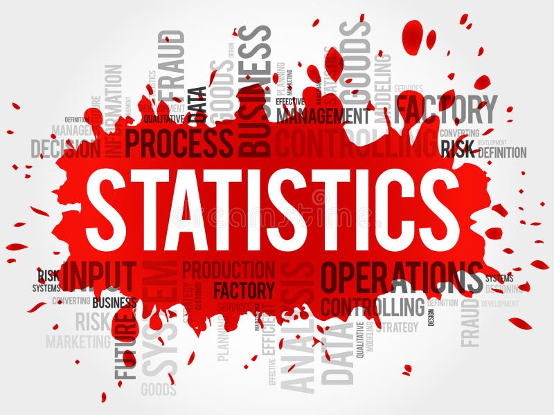 STATISTICS word cloud stock illustration. Illustration of chart - 200717091