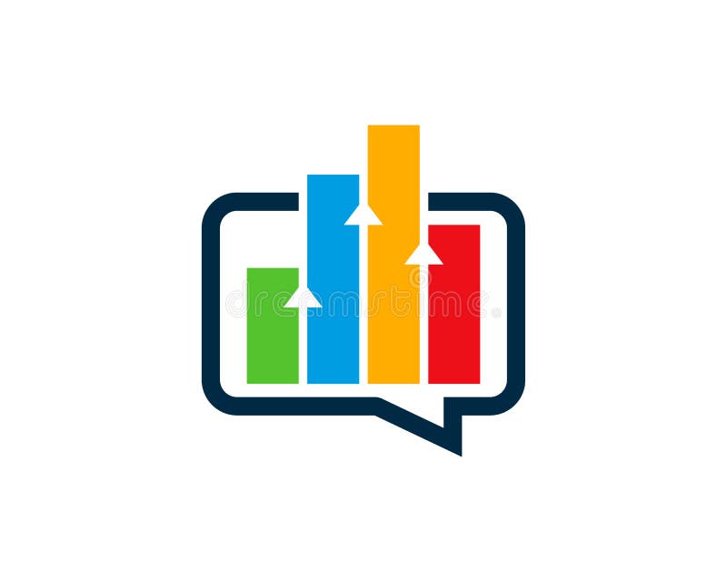Statistik-Ikone Logo Design Element Vektor Abbildung - Illustration von ...