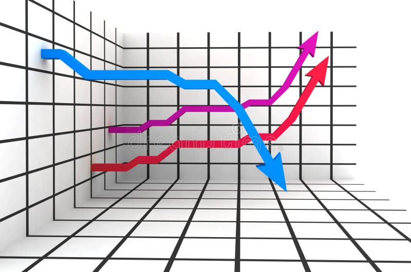 Statistiken 3d stock abbildung. Illustration von hintergrund - 6662276