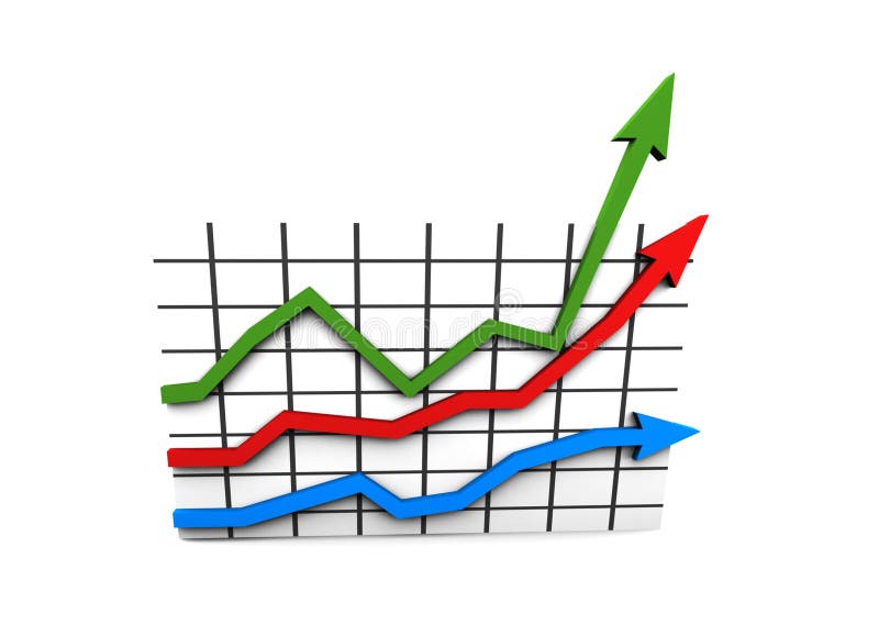 Statistiken - Mehrfarbendiagramm Stock Abbildung - Illustration von ...