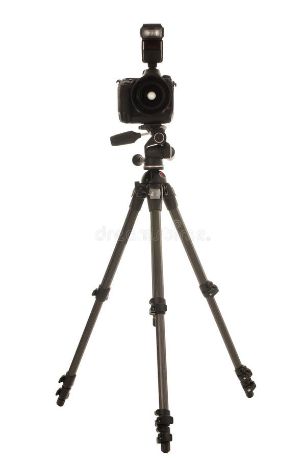 Videokamera auf Stativ stockbild. Bild von objektiv, fotographie - 12768271