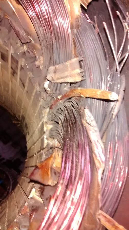 Stator stock image. Image of close, stator, burnt, induction - 42668515