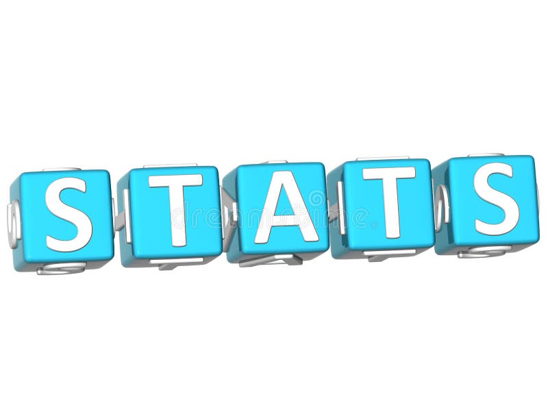 Stats Cube text stock illustration. Illustration of rank - 92335389