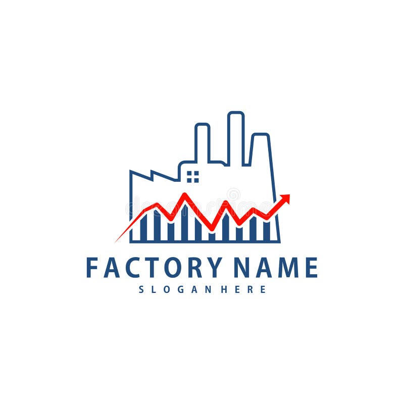 Stats Factory Logo Design Vector, Creative Factory Logo Design Template ...