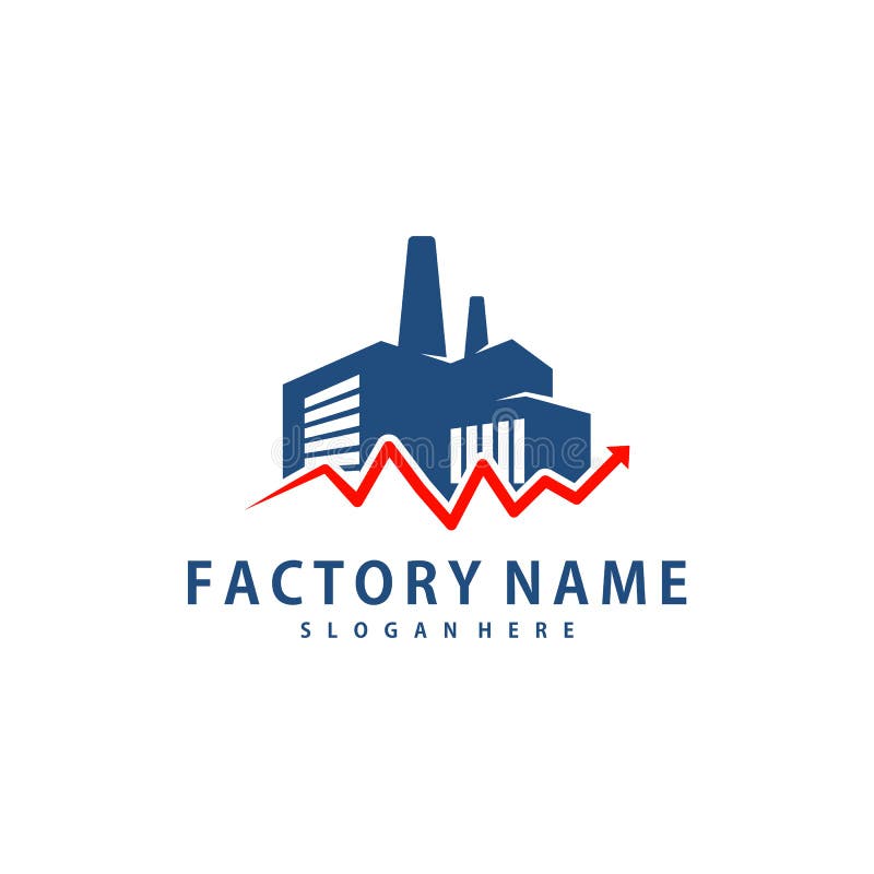Stats Factory Logo Design Vector, Creative Factory Logo Design Template ...