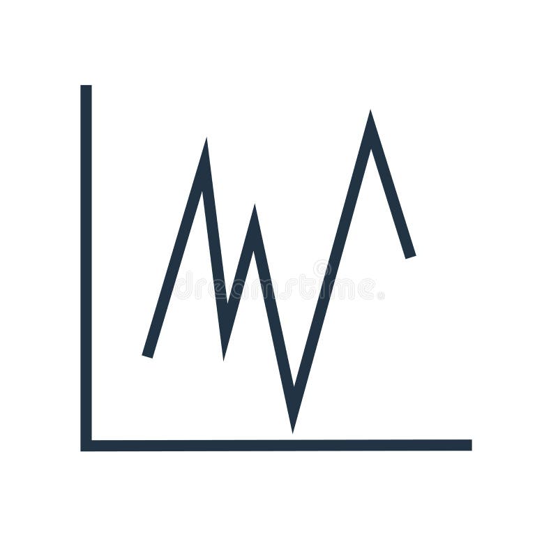 Stats Icon Vector Sign and Symbol Isolated on White Background, Stats ...