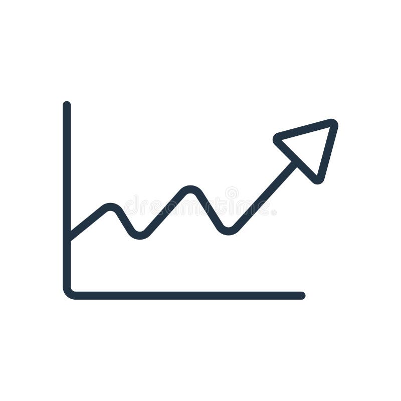 Stats Icon Vector Sign and Symbol Isolated on White Background, Stats ...