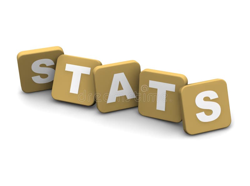 Stats Word Shows Statistics Report Reports Or Analysis Stock ...