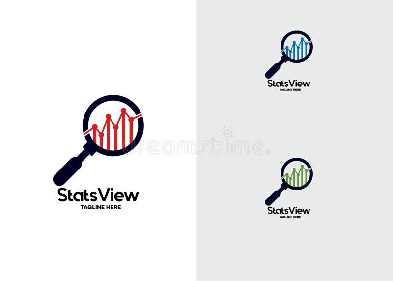 Stats View Vector Icon Symbol Isolated on White Background Stock Vector ...