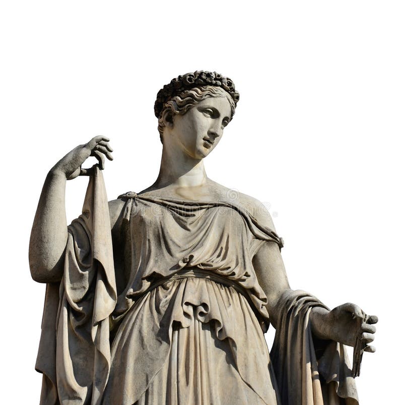 Statua di dea classica immagine stock. Immagine di italia - 84260837