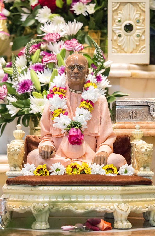Statua Dei Swami Prabhupada Di Bhaktivedanta Fotografia Editoriale ...