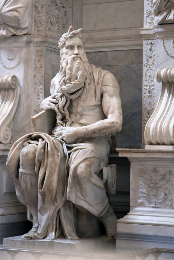 Statua del Moses fotografia editoriale. Immagine di italiano - 10097302