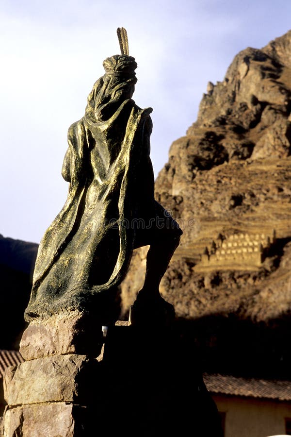 Statua del Perù fotografia stock. Immagine di etnico, conquista - 761590