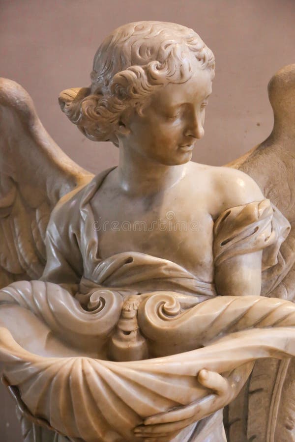 Statua di angelo - Roma fotografia editoriale. Immagine di interno ...