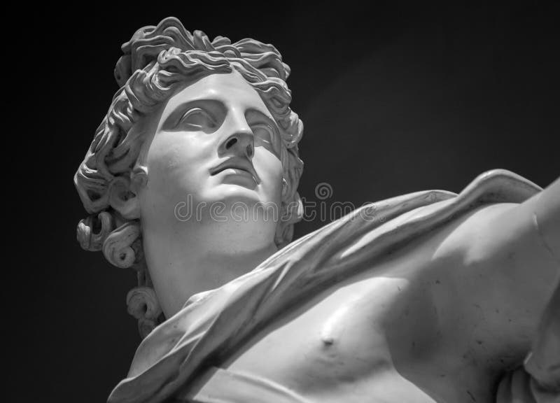 Statua di Apollo Belvedere fotografia editoriale. Immagine di antichità ...