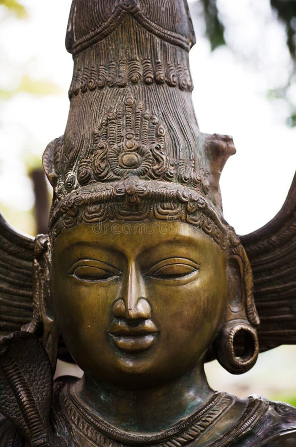 Statua di Kali della dea immagine stock. Immagine di faccia - 90416191