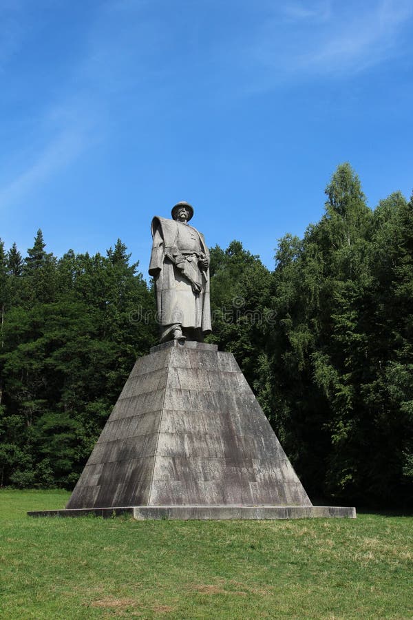 Pomnik Jana Zizki Z Trocnowa Obraz Stock - Obraz złożonej z pojęcie ...
