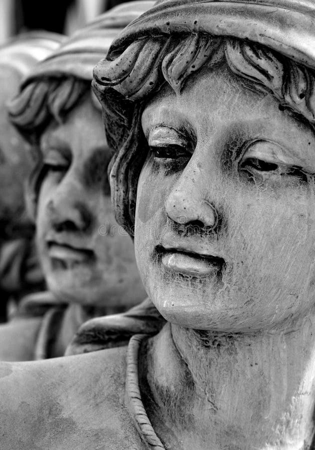 Statuary stock image. Image of sculpture, face, gardens - 4617421