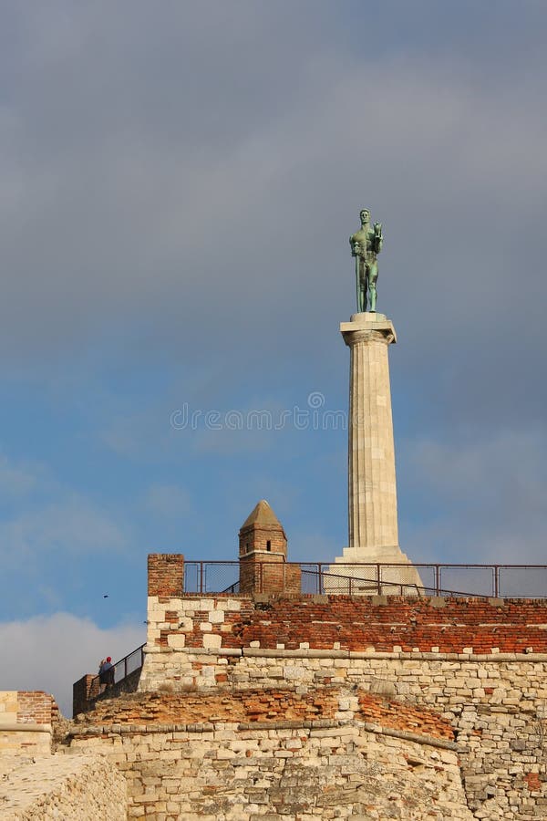 Statue stock photo. Image of belgrade, wall, belgrad - 29489898