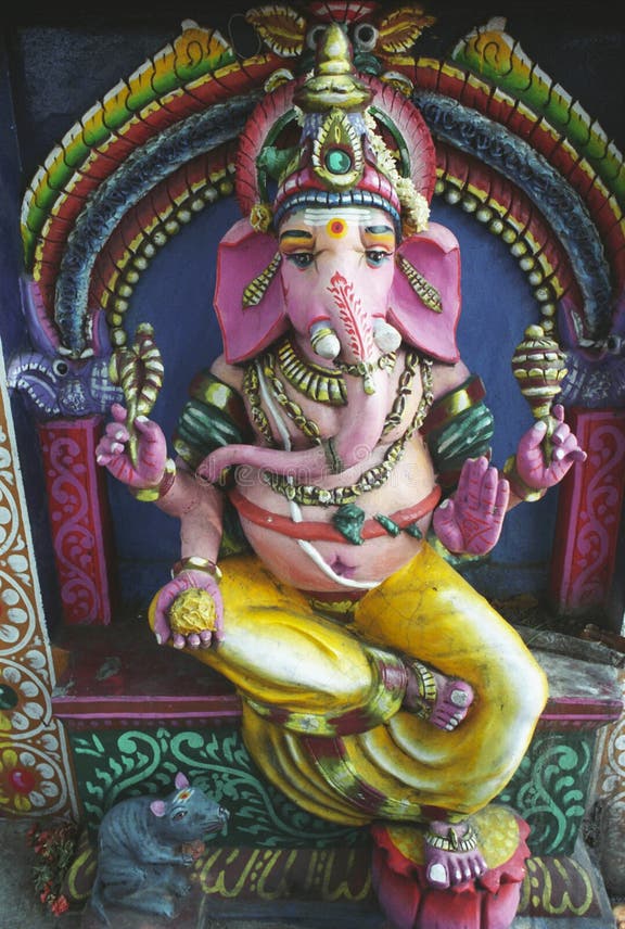 Statue stock image. Image of culture, elephant, color - 5960367